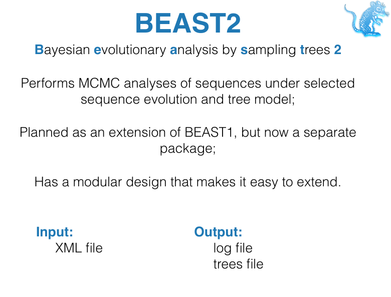 Computational Phylogenetics using BEAST 2